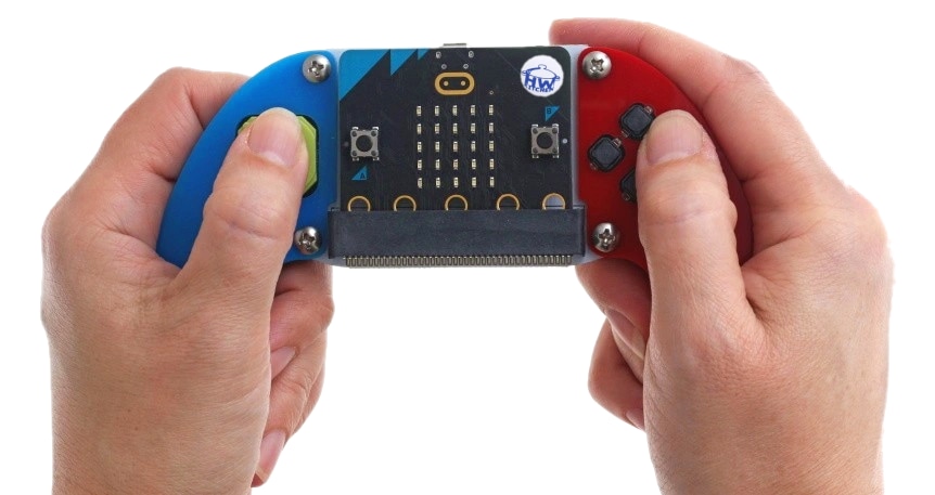 Joystick:bit V2 Plus s úchyty - gamepad modul pro micro:bit - HWKITCHEN
