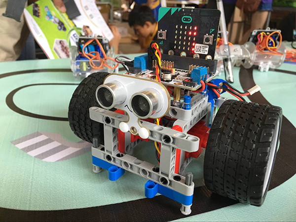 Sonar:bit pro micro:bit - ultrazvukový měřič vzdálenosti 3V/5V - HWKITCHEN