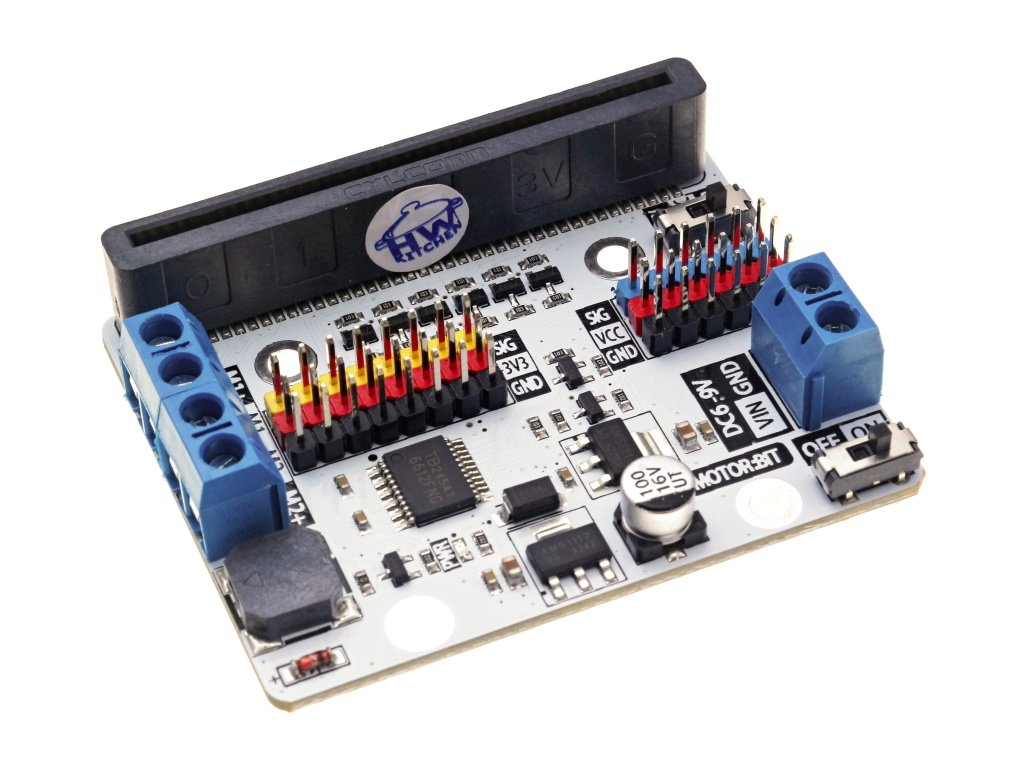 Motor:bit pro micro:bit - rozšiřující modul pro motory - HWKITCHEN