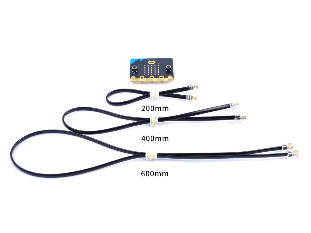 Kabel RJ11 4P4C pro moduly PlanetX (5 ks) - HWKITCHEN