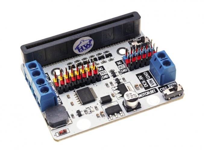 Motor:bit pro micro:bit - rozšiřující modul pro motory - HWKITCHEN