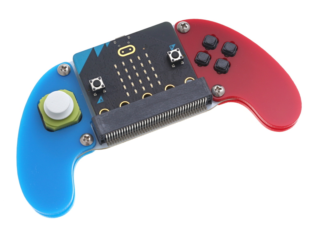 Joystick:bit V2 Plus s úchyty - gamepad modul pro micro:bit - HWKITCHEN